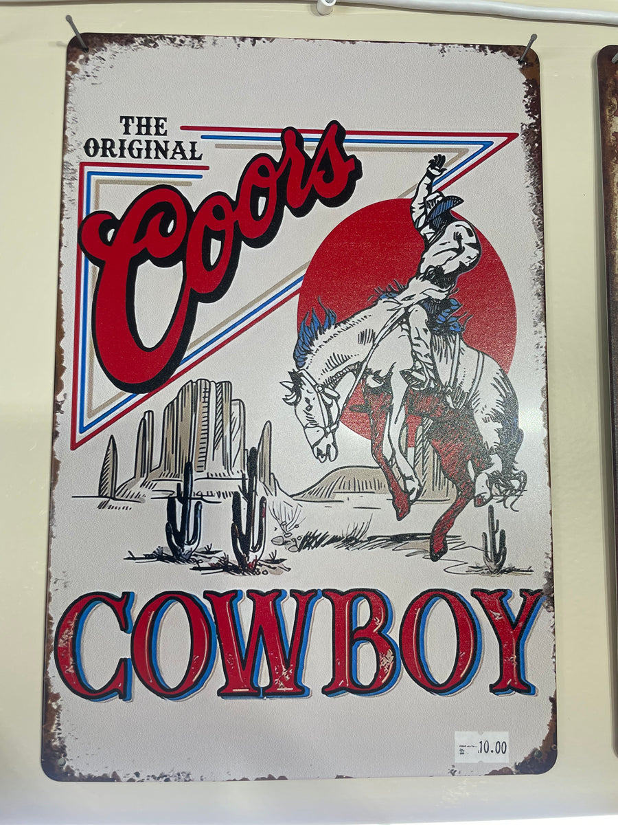 Tin Metal Signs Various Designs – The Tack Trove